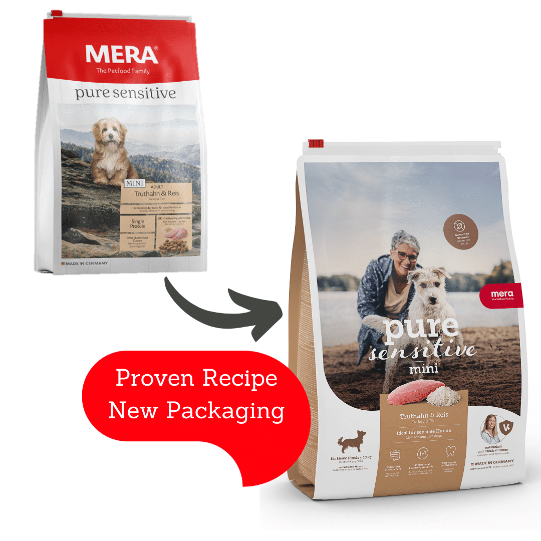 MERA PURE Sensitive MINI Turkey & Rice | Made in Germany